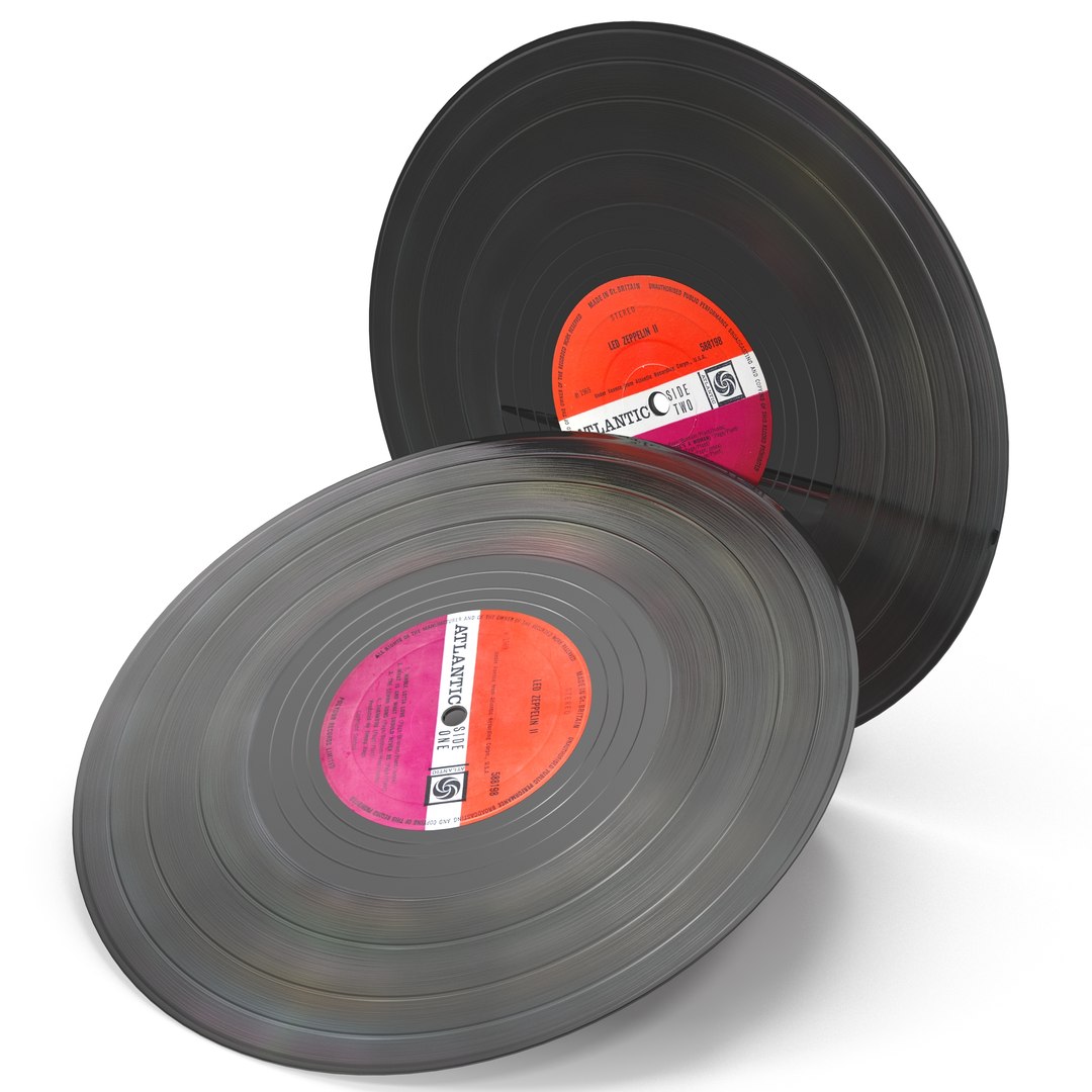 3d vinyl modeled realistic model