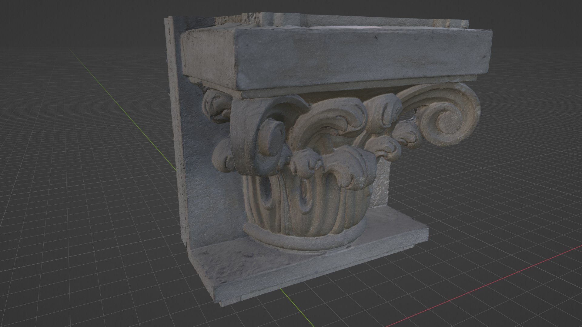 3D Scan Of A Decorative Architectural Capital 3D Model - TurboSquid 2275096