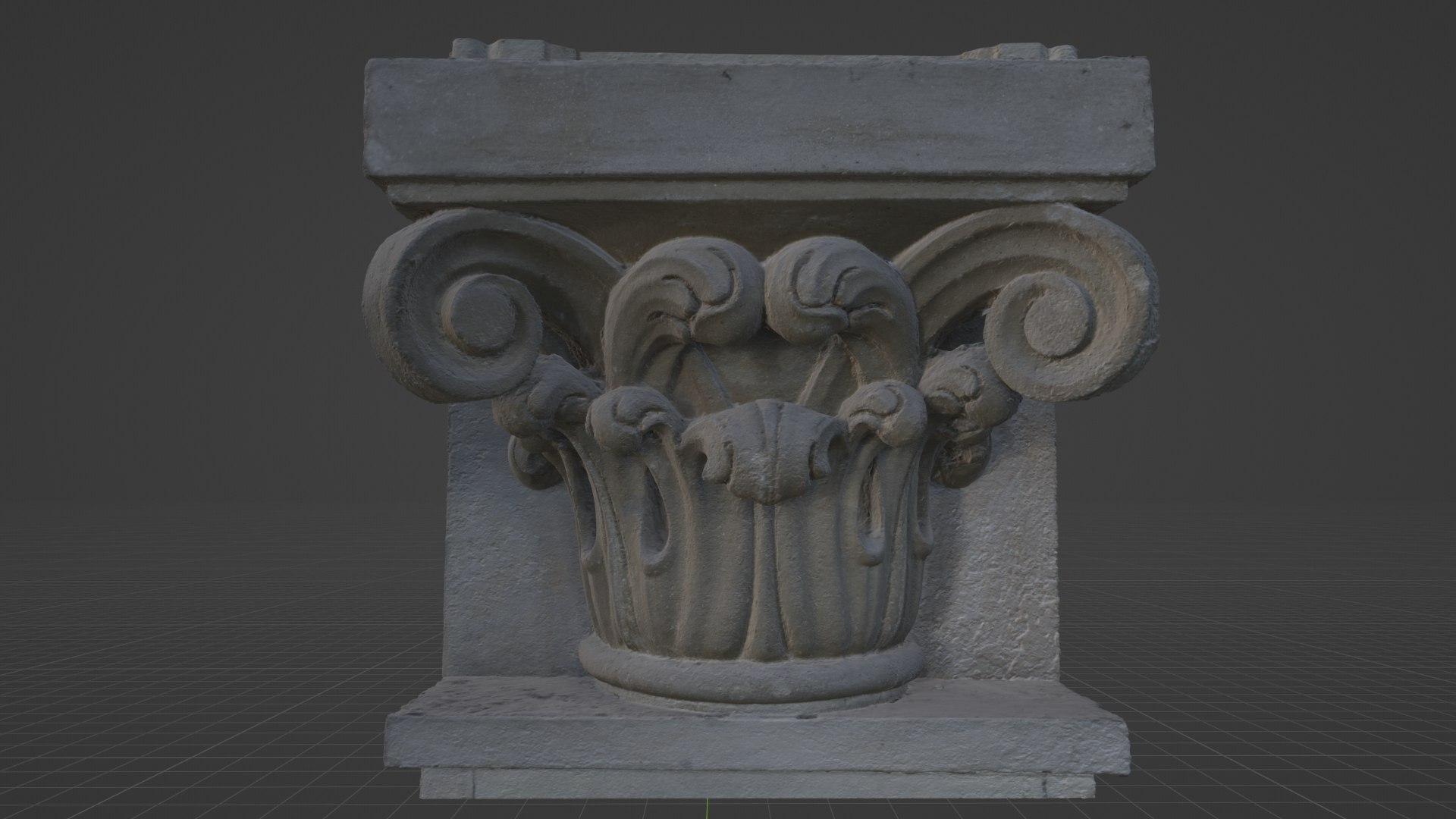 3D Scan Of A Decorative Architectural Capital 3D Model - TurboSquid 2275096