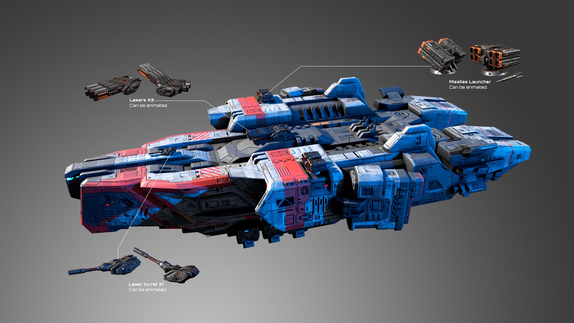 3D Model Spacecrafts NextGEN - PACK01 - TurboSquid 1899537