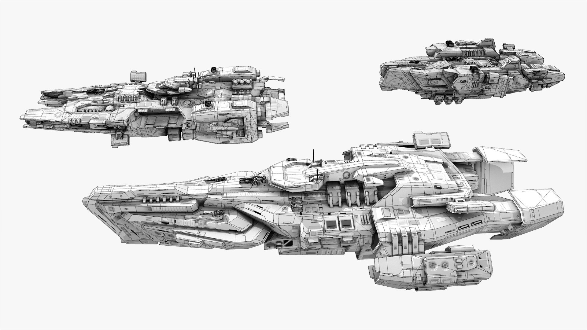 3D Model Spacecrafts NextGEN - PACK01 - TurboSquid 1899537
