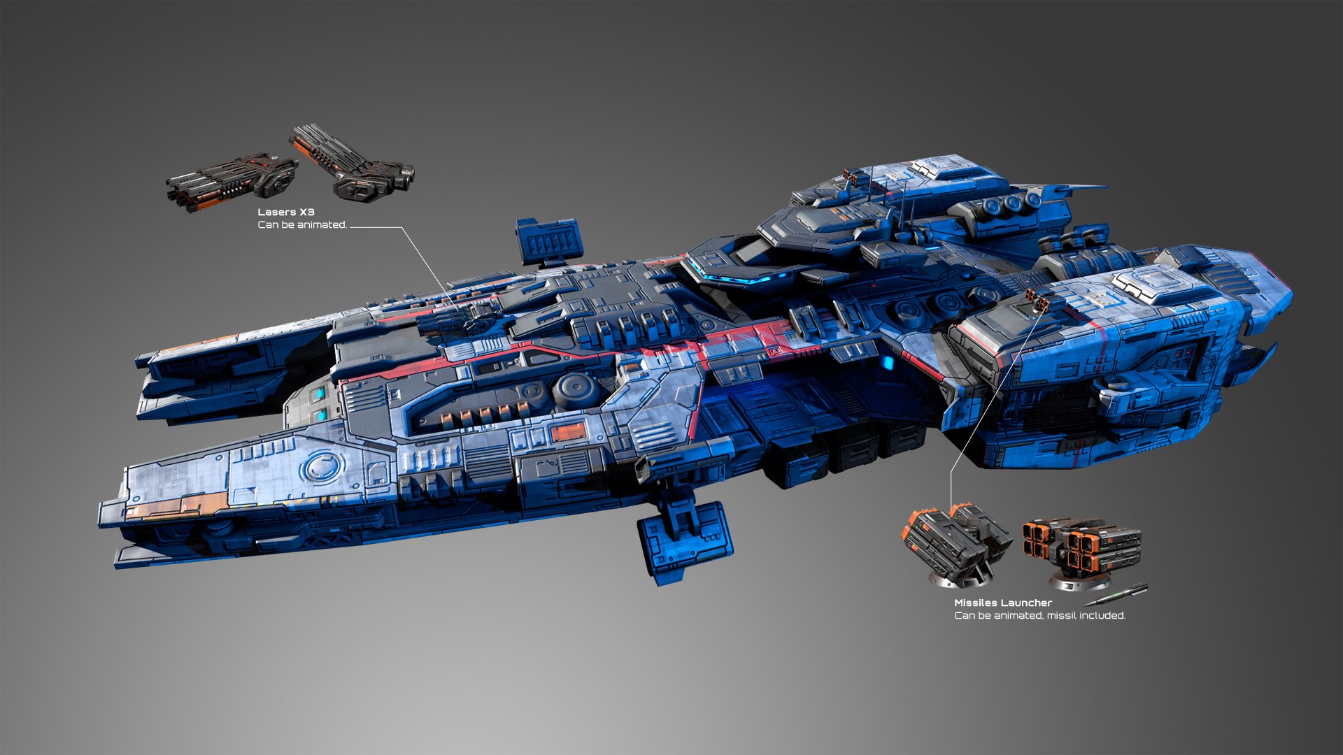 3D Model Spacecrafts NextGEN - PACK01 - TurboSquid 1899537