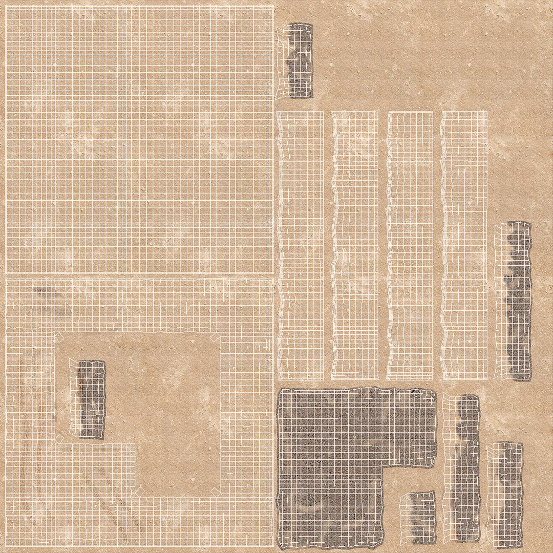 3D Model Excavated Building Foundation Terrain - TurboSquid 2288112