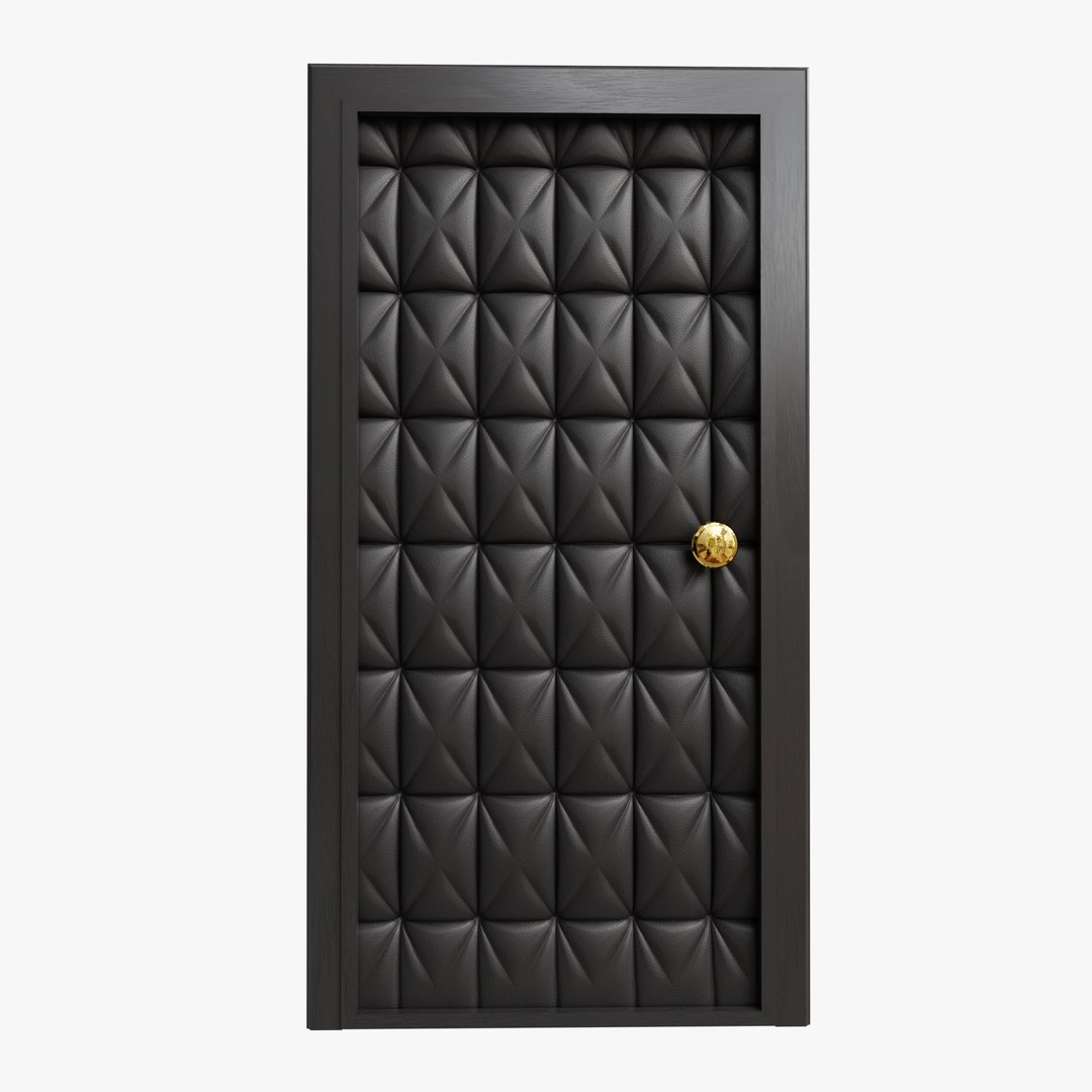 One-way Leather Tufted Padded Door 3D model - TurboSquid 2094052