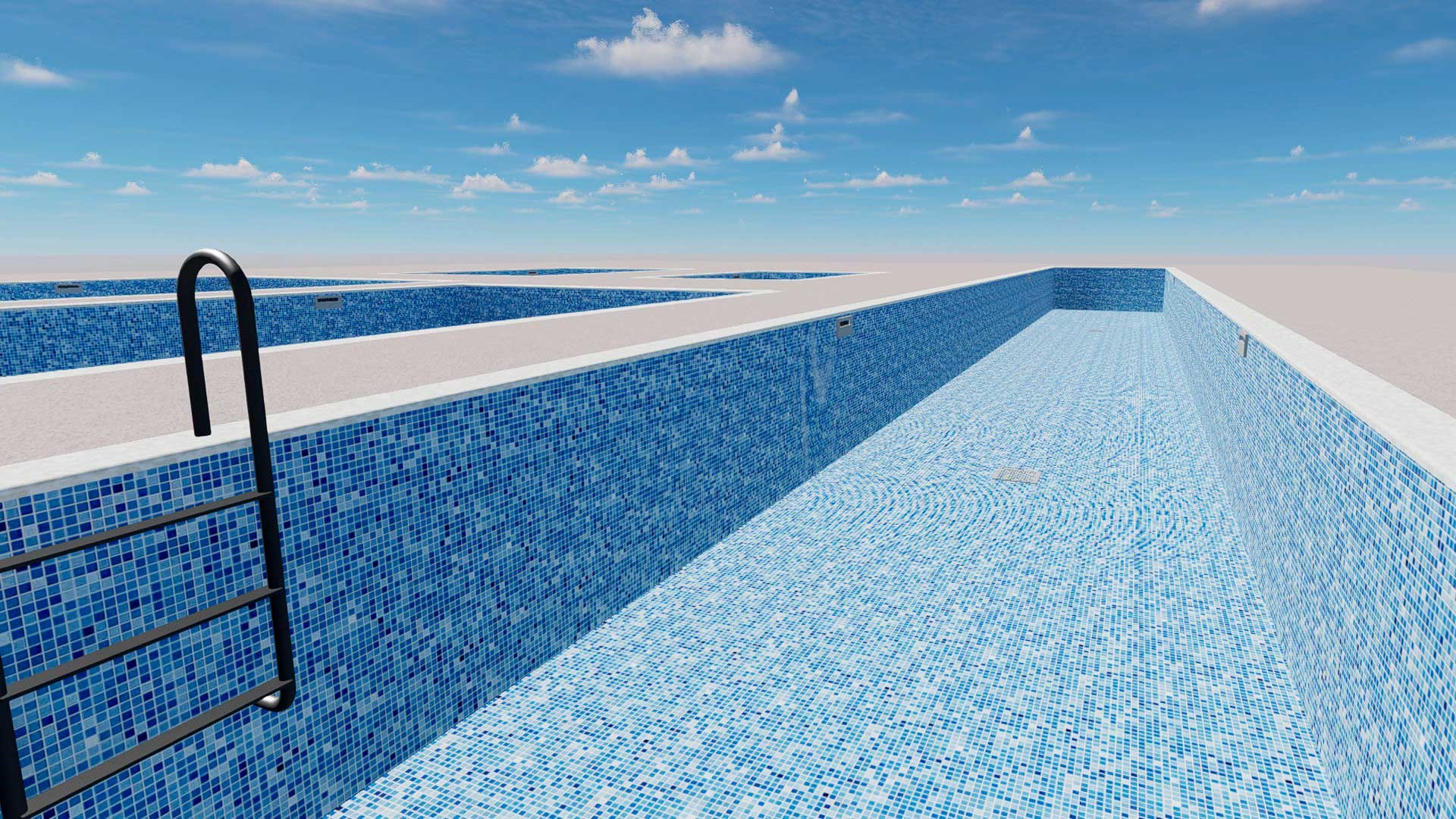 Rectangular Swimming Pools 3D Model - TurboSquid 2023874