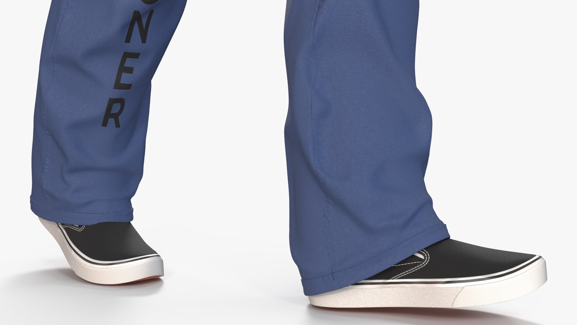 Asian Prisoner Blue Uniform In Handcuffs 3D Model - TurboSquid 2363211