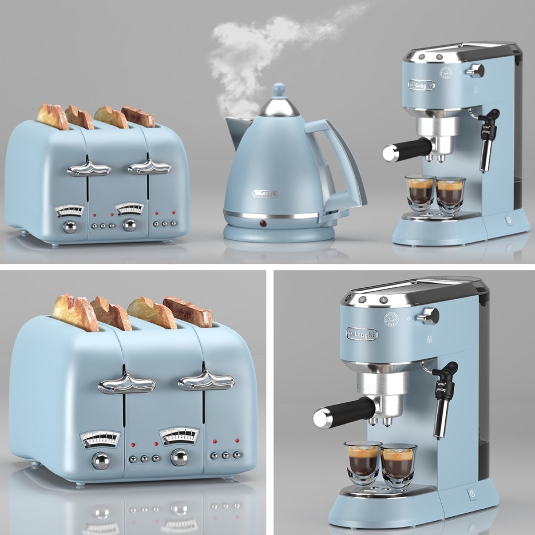 3D model Delonghi Kitchen Appliances -03 - TurboSquid 2169445