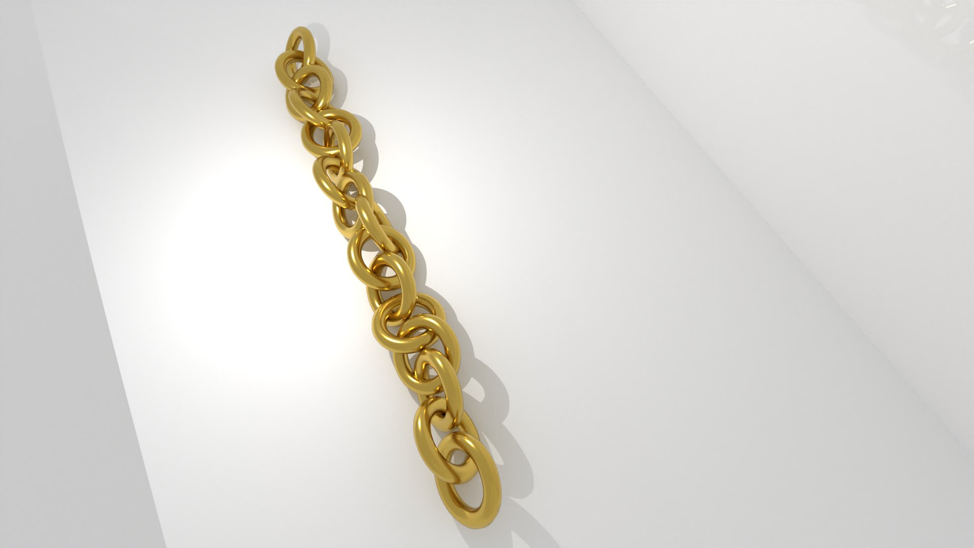 3D Gold Chain - TurboSquid 2334410