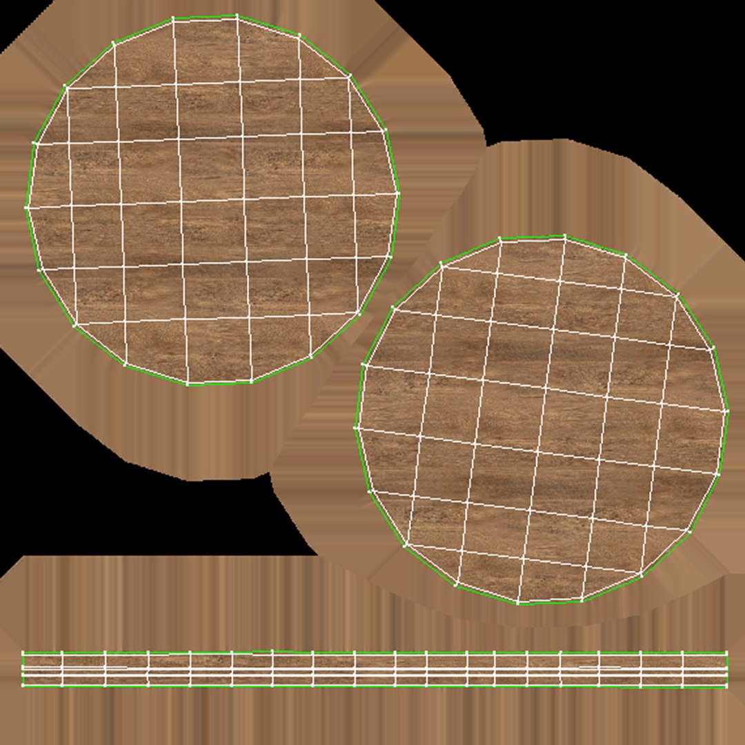 3D model Round wooden tray - TurboSquid 1883097