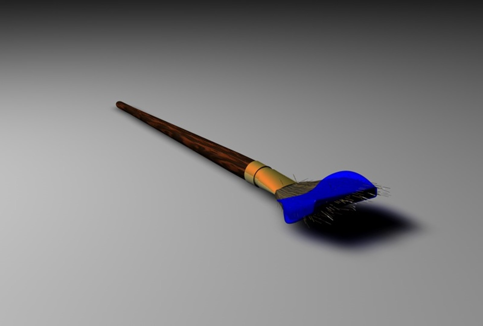 paint brush 3d model