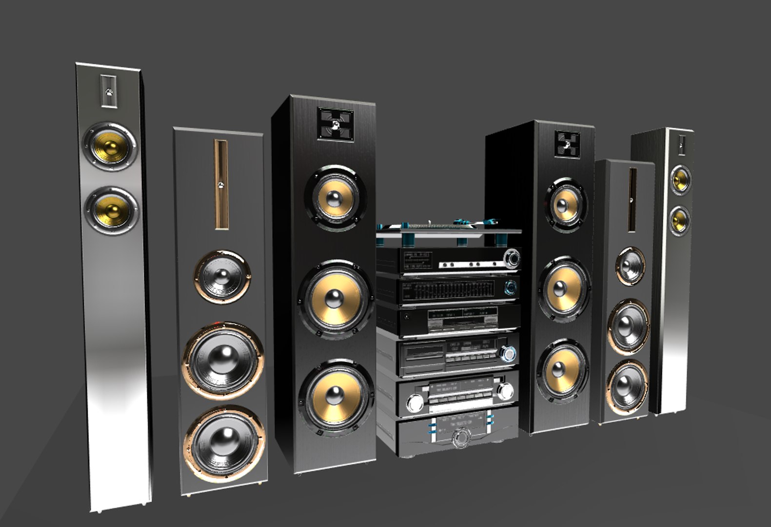 3d Pack Hi-fi Components