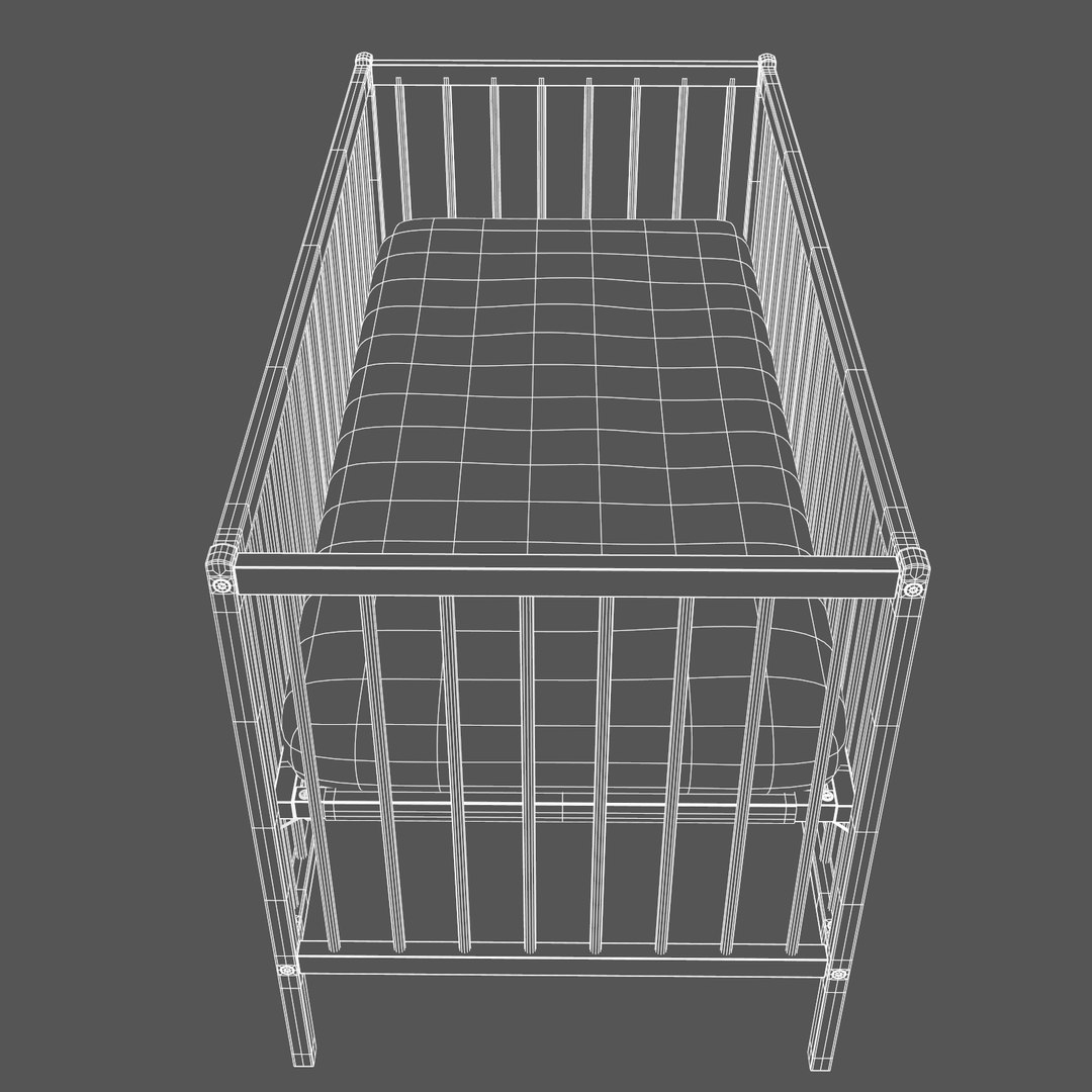 Simple Crib 3d Model
