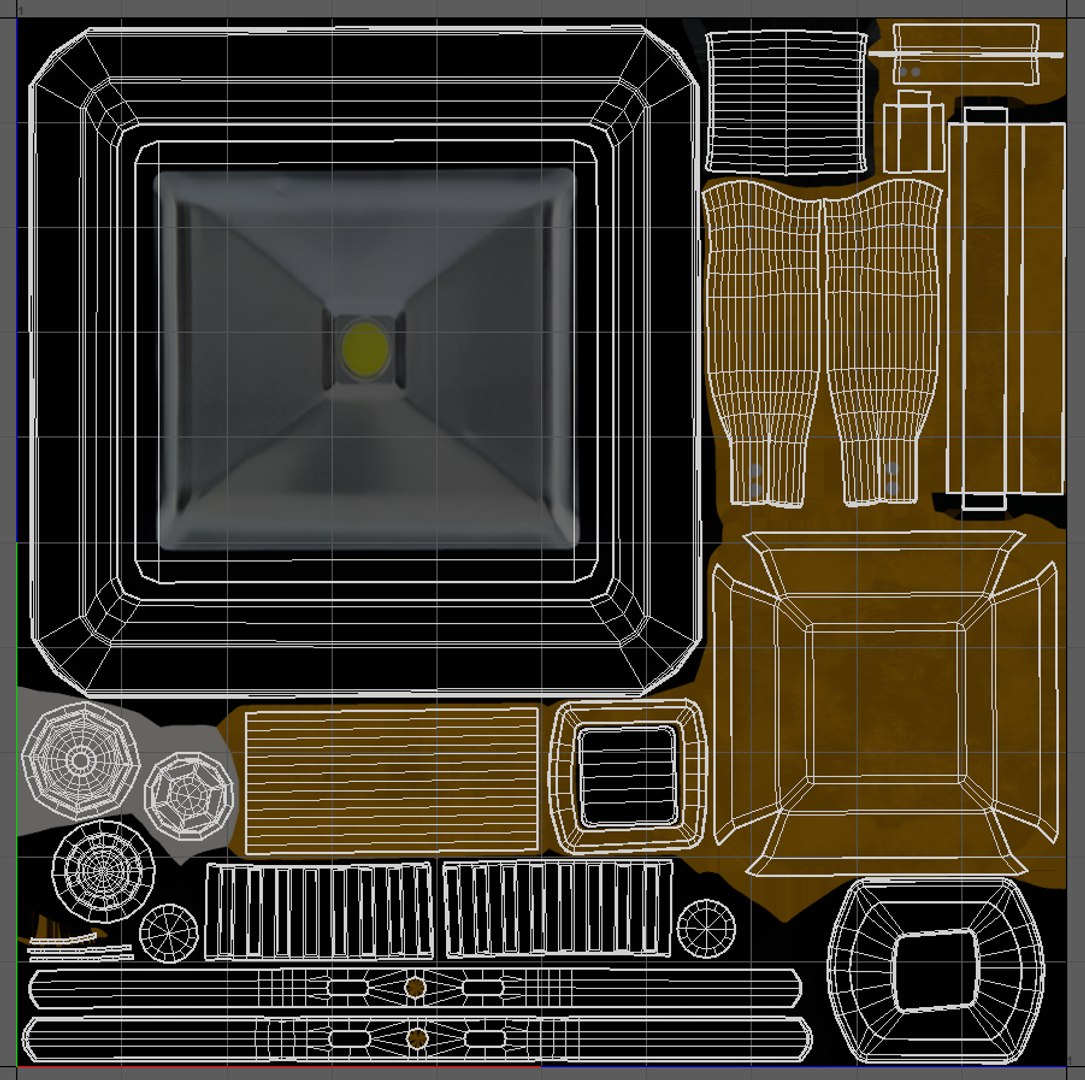 LED Focus Light 3D Model - TurboSquid 1960637