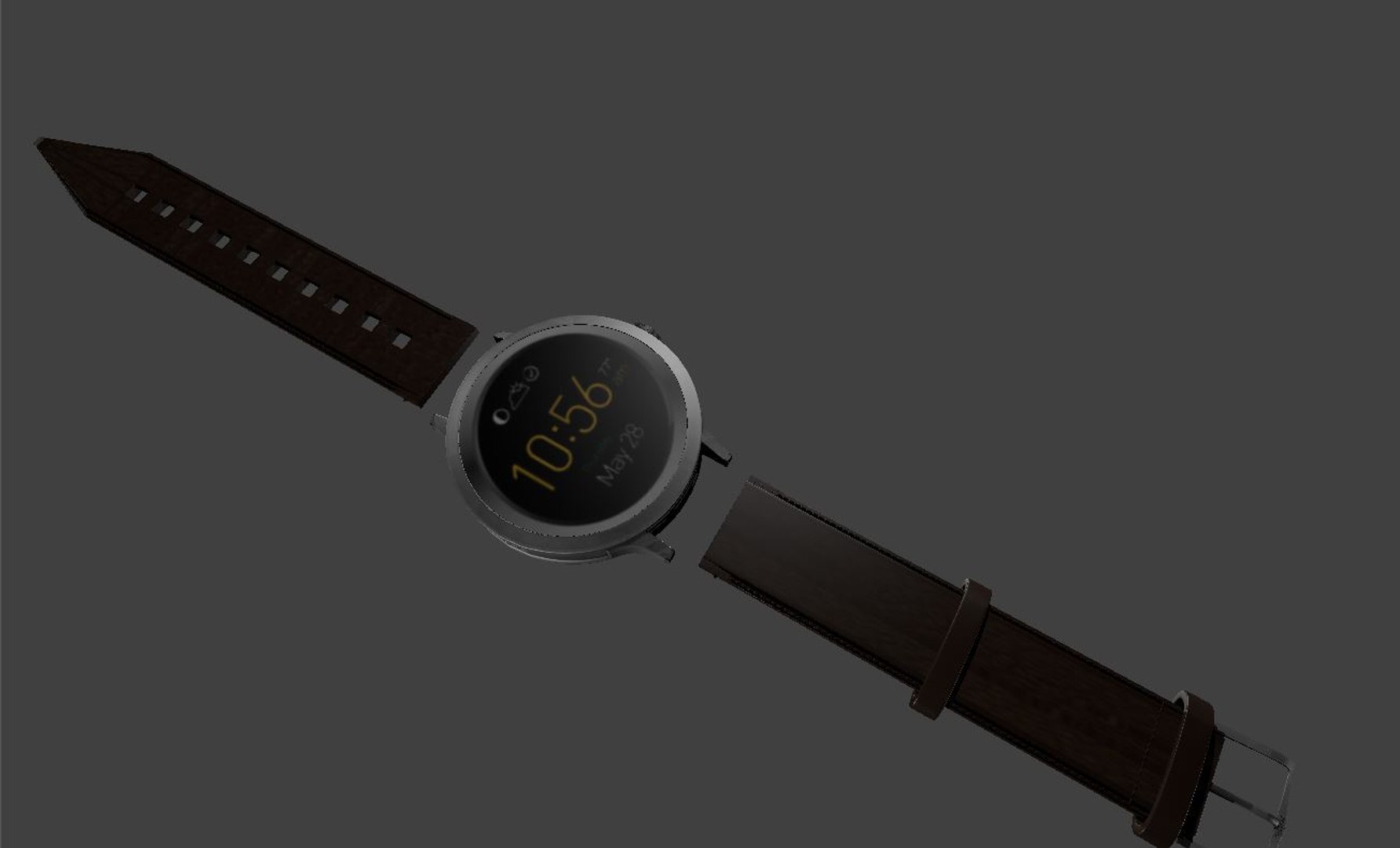 3D Fossil Q Founder 2 Model - TurboSquid 1448557