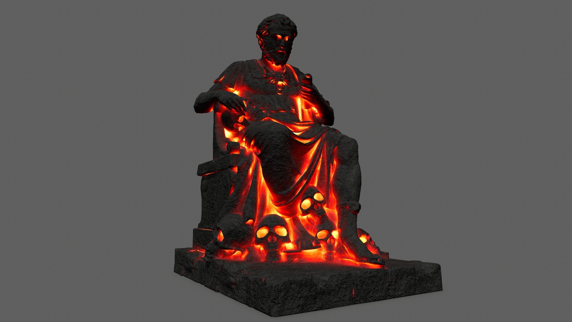 3D Lava Statue - TurboSquid 2084933