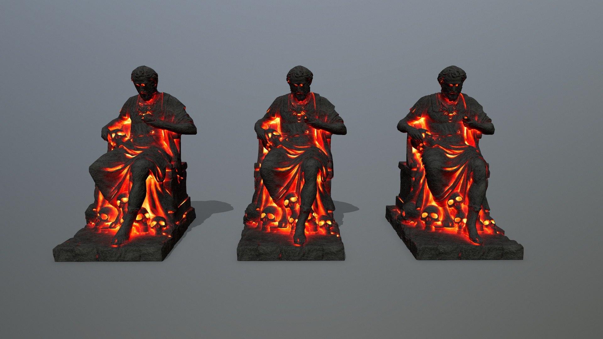3D Lava Statue - TurboSquid 2084933