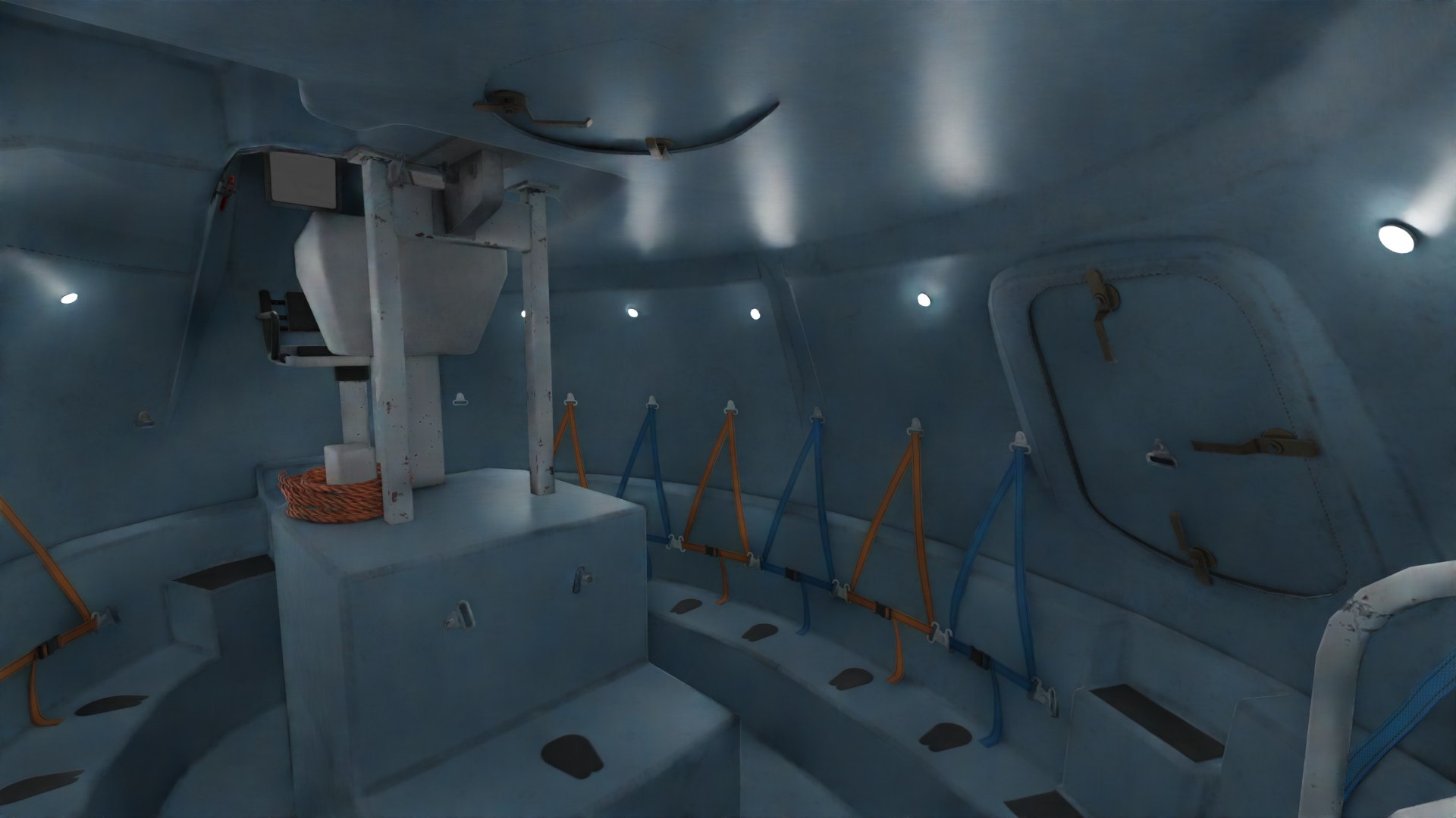 Lifeboat Capsule 3D Model - TurboSquid 2130290