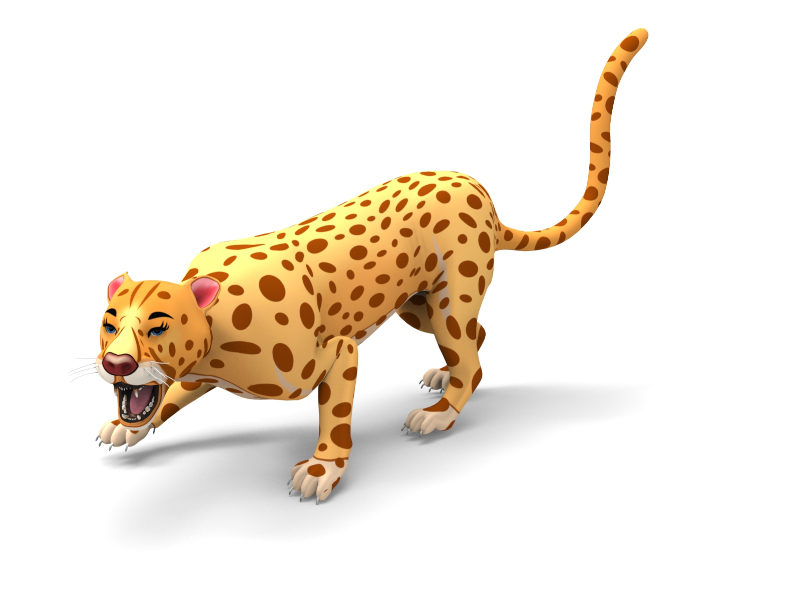 3D leopard rigged animation - TurboSquid 1293832