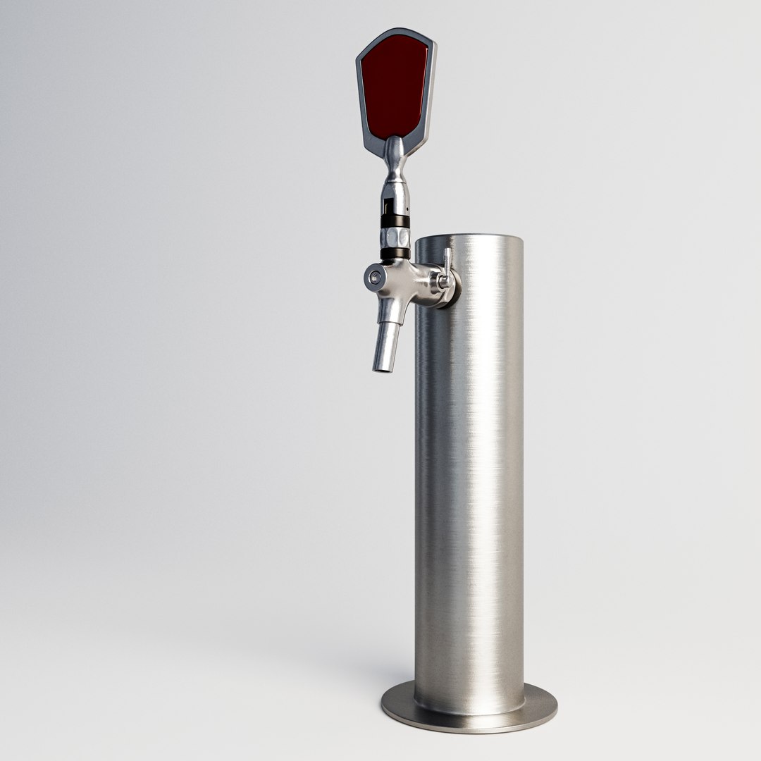 Modern Beer Tap 3D Model - TurboSquid 2072229