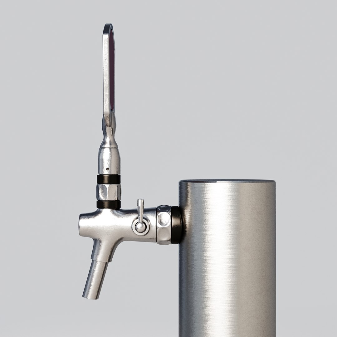 Modern Beer Tap 3D Model - TurboSquid 2072229