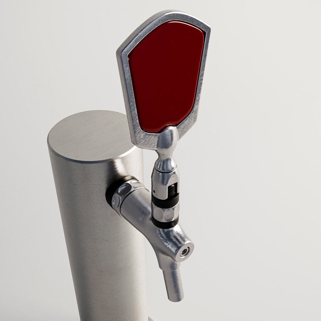 Modern Beer Tap 3D Model - TurboSquid 2072229