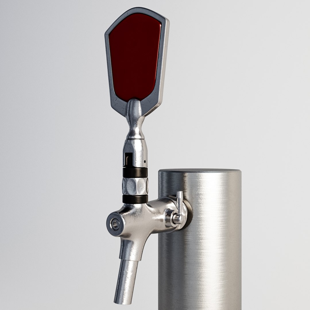 Modern Beer Tap 3D Model - TurboSquid 2072229