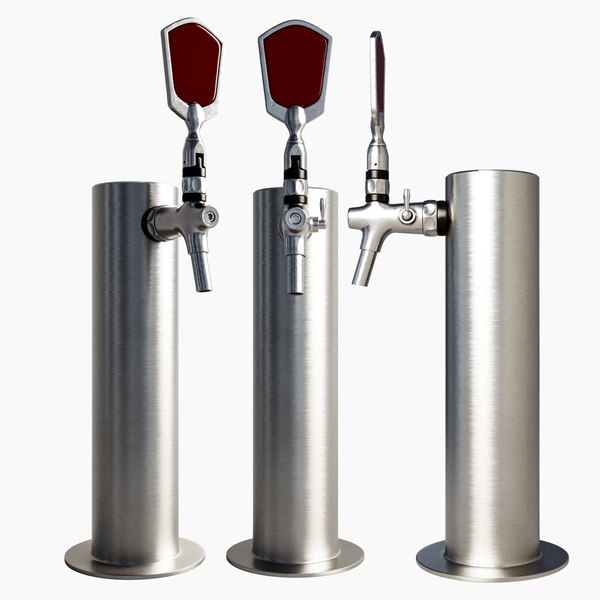 modelo 3d Modern Beer Tap - TurboSquid 2072229