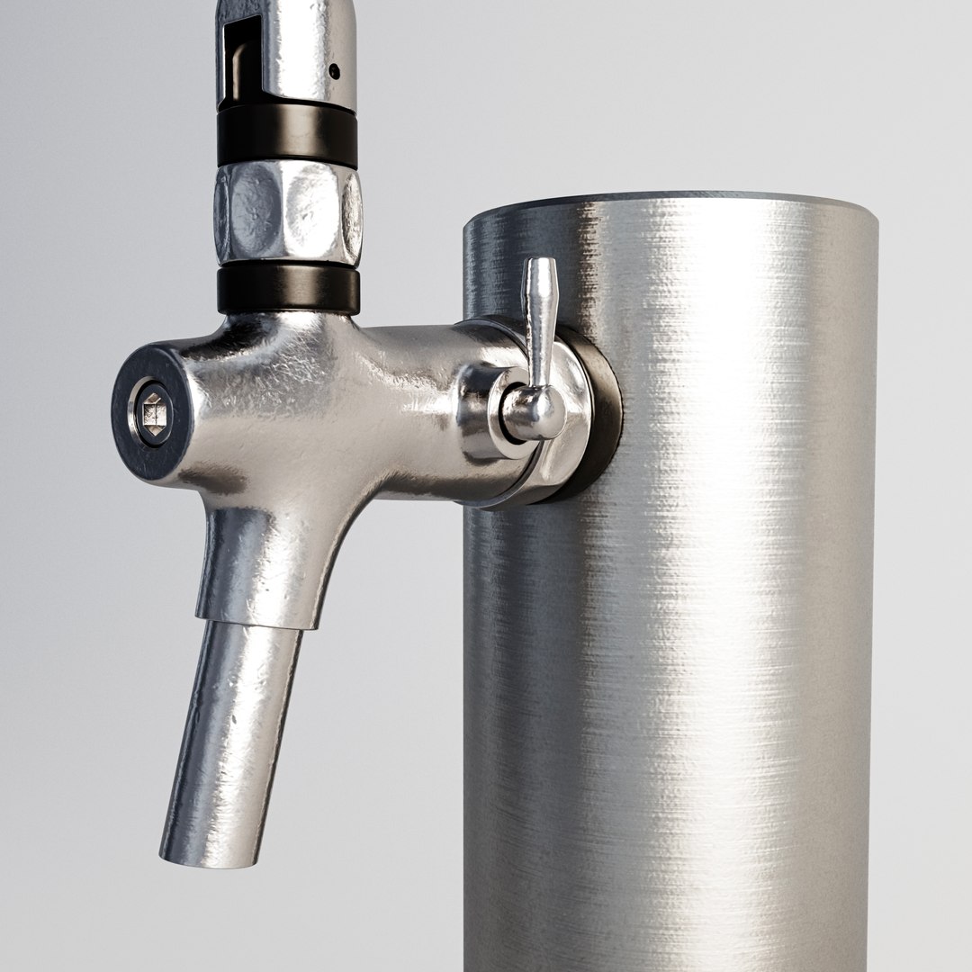Modern Beer Tap 3D Model - TurboSquid 2072229