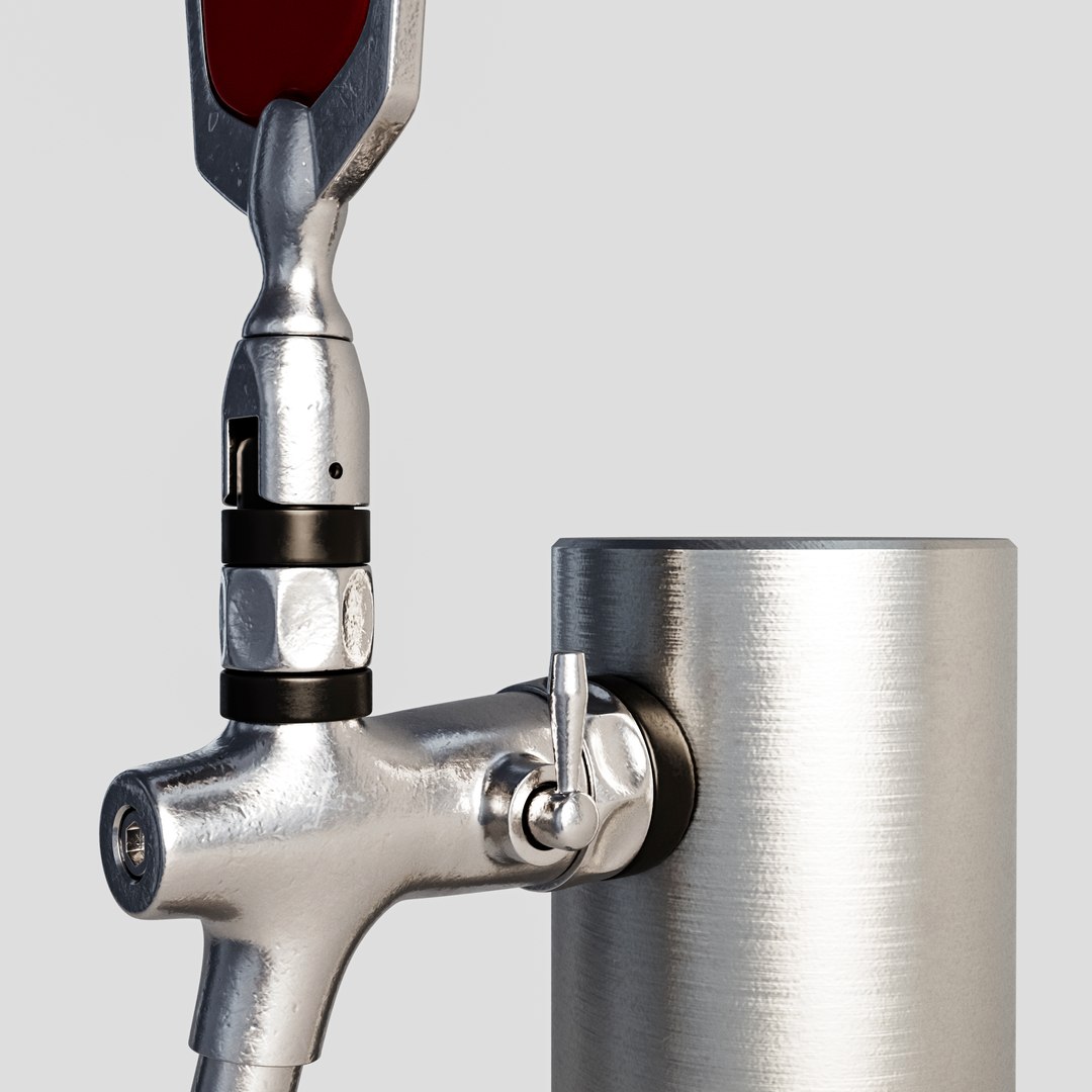 Modern Beer Tap 3D Model - TurboSquid 2072229