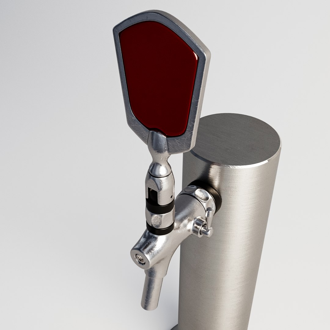 Modern Beer Tap 3D Model - TurboSquid 2072229