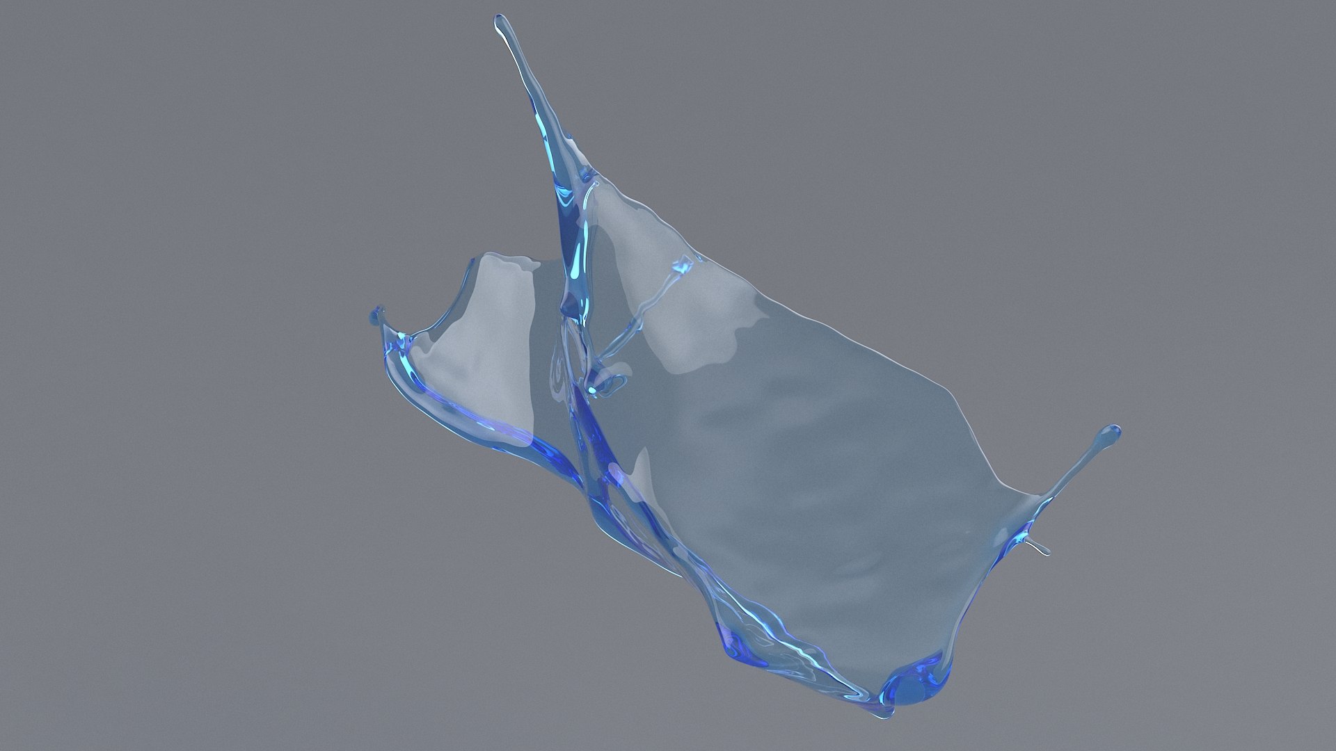 Splash Flat 06 3D Model - TurboSquid 1718103