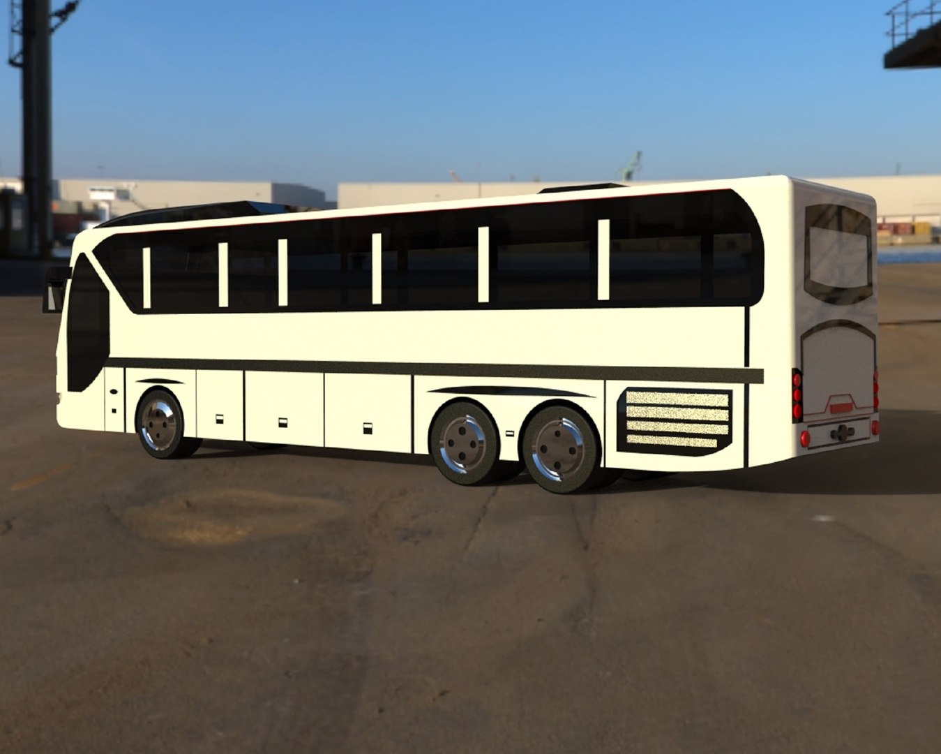 Vanity Van Or Tourline Bus Or Caravan 3D Model - TurboSquid 1956455