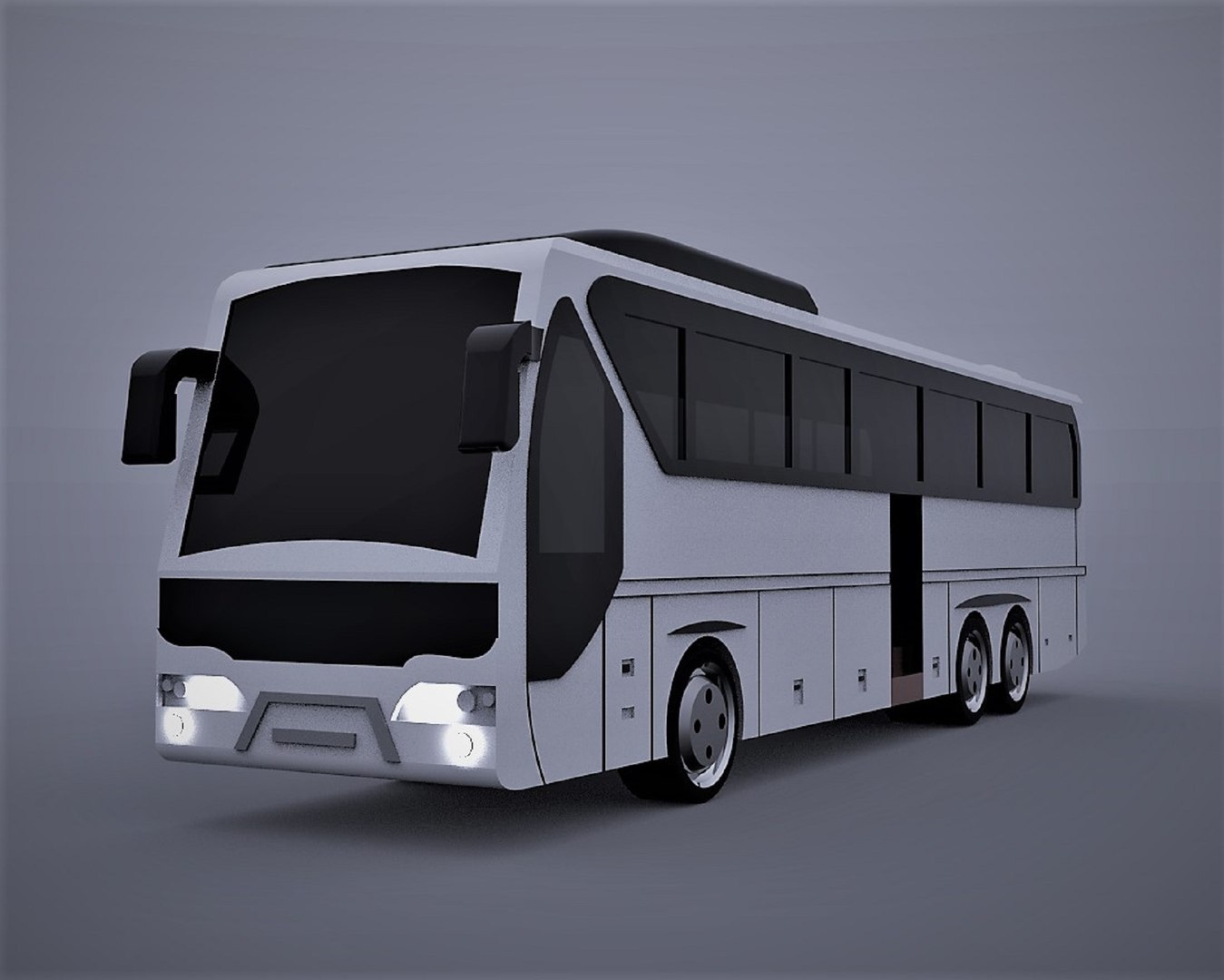 Vanity Van Or Tourline Bus Or Caravan 3D Model - TurboSquid 1956455