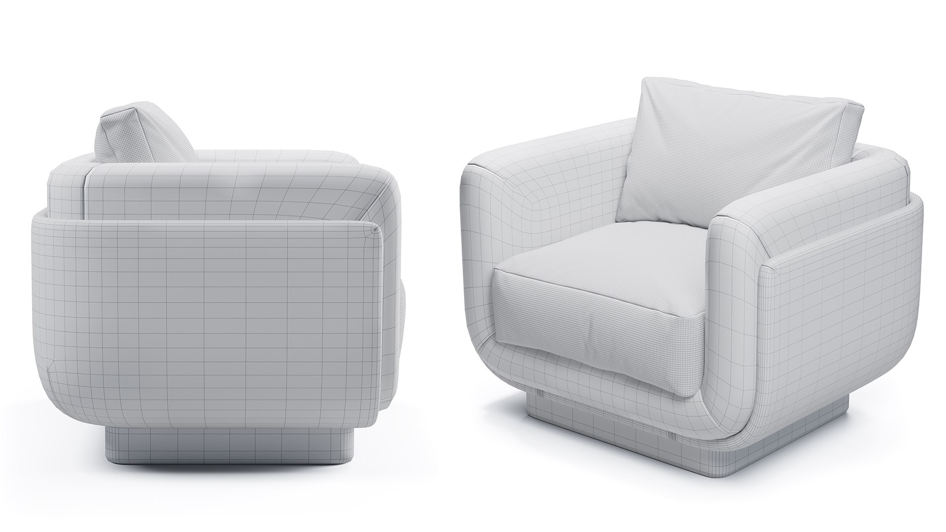 3D Ebisu Armchair - TurboSquid 1896538