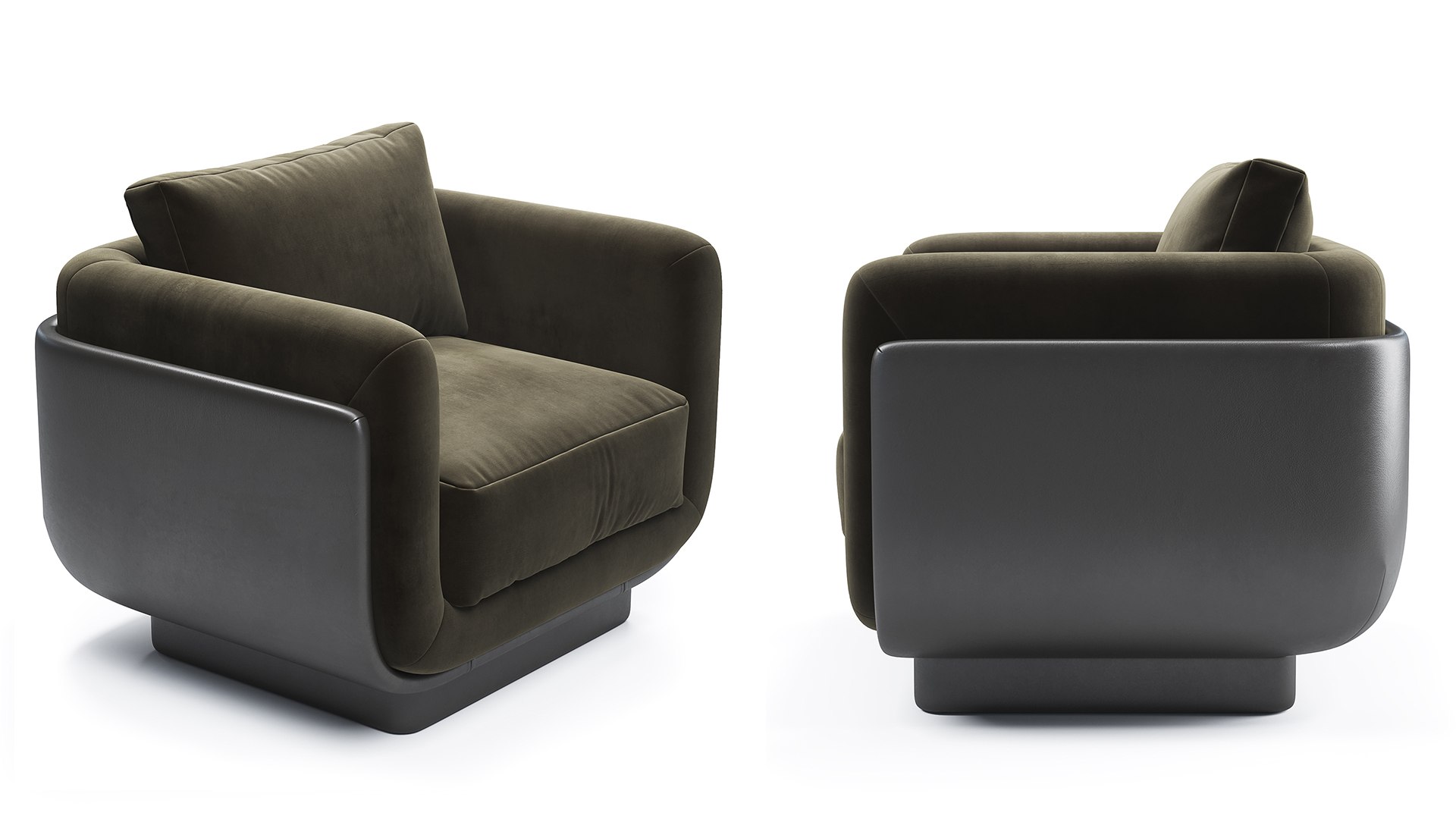 3D Ebisu Armchair - TurboSquid 1896538