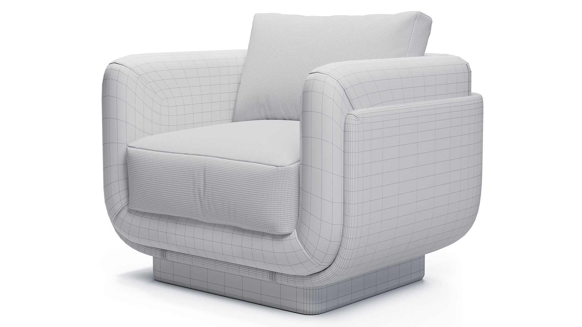 3D Ebisu Armchair - TurboSquid 1896538