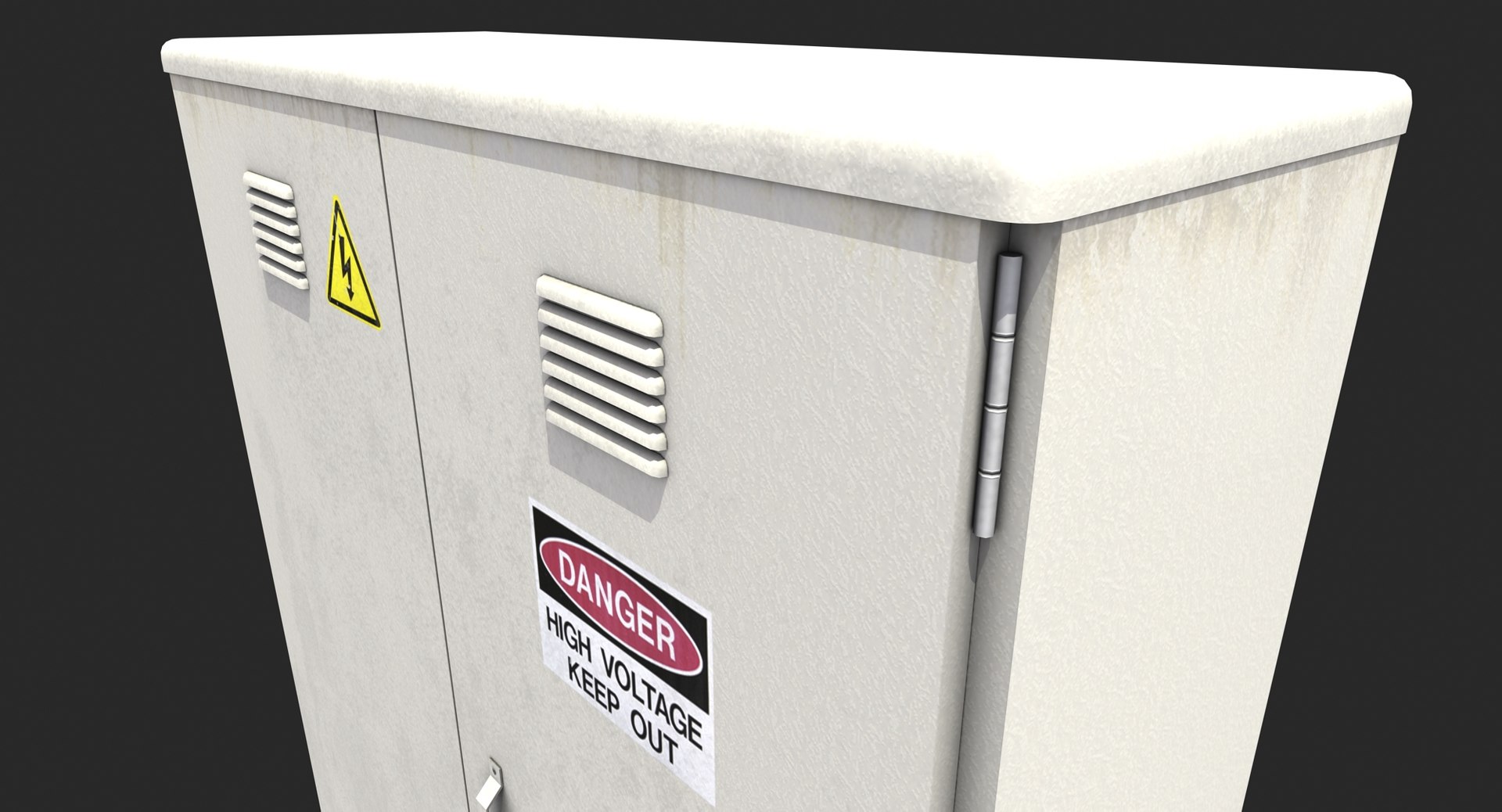 Street Electrical Fuse Box 3d Model