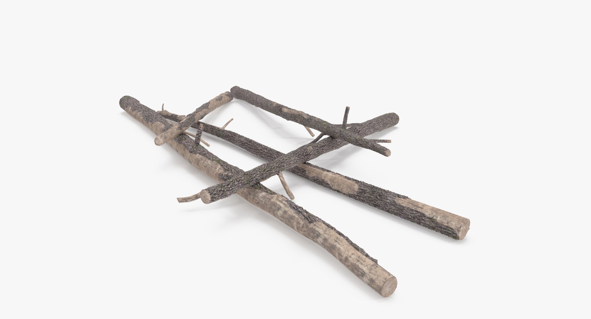 Fallen Logs Pine 01 Max