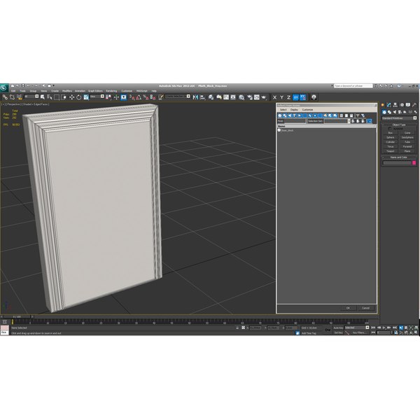 3d model plinth block