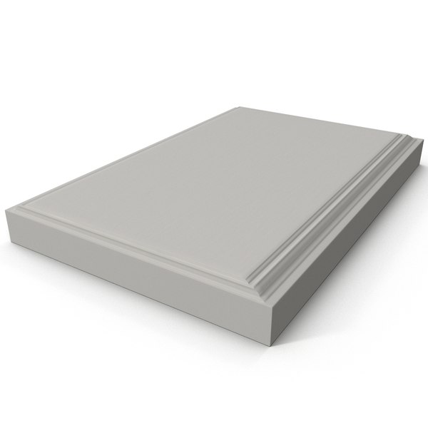 3d model plinth block