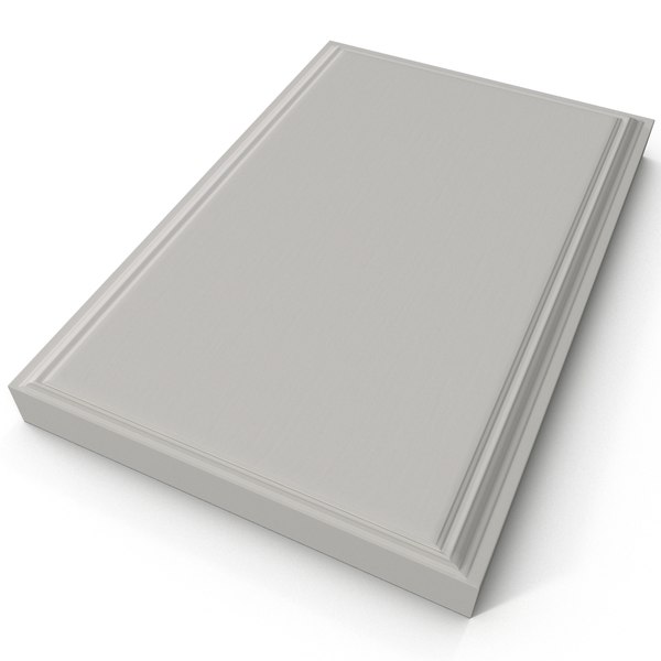 3d model plinth block