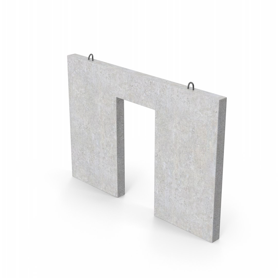 3D Concrete Wall Panel - TurboSquid 2143012