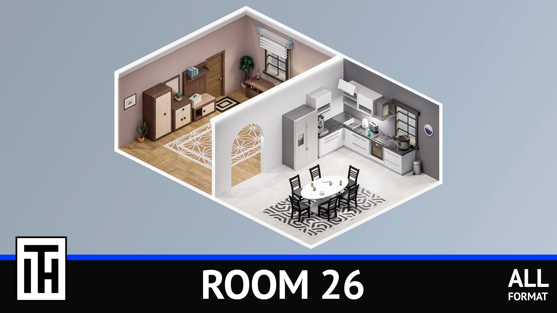 Room 26 3D Model - TurboSquid 2149031