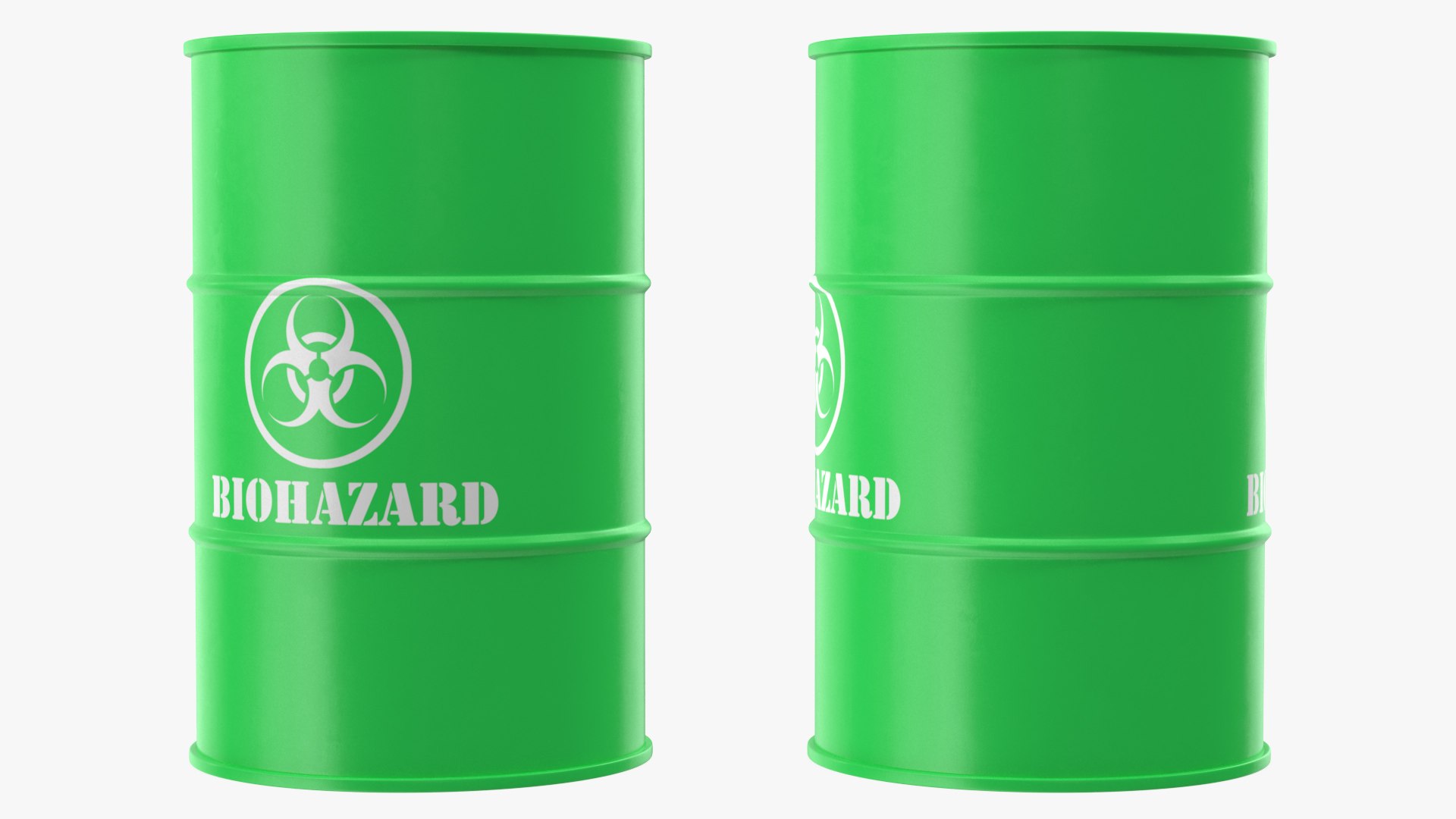 Biohazard Toxic Waste Barrel Model - TurboSquid 1699771