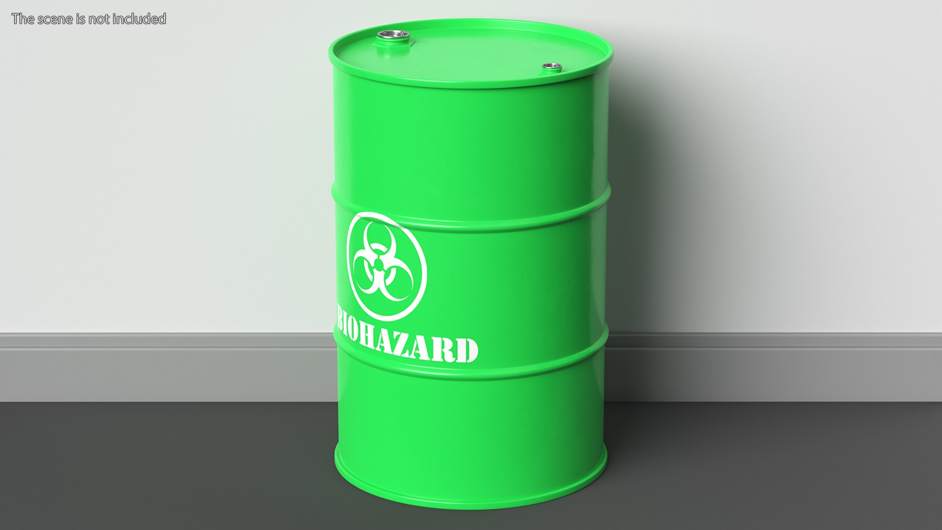 Biohazard Toxic Waste Barrel Model - TurboSquid 1699771