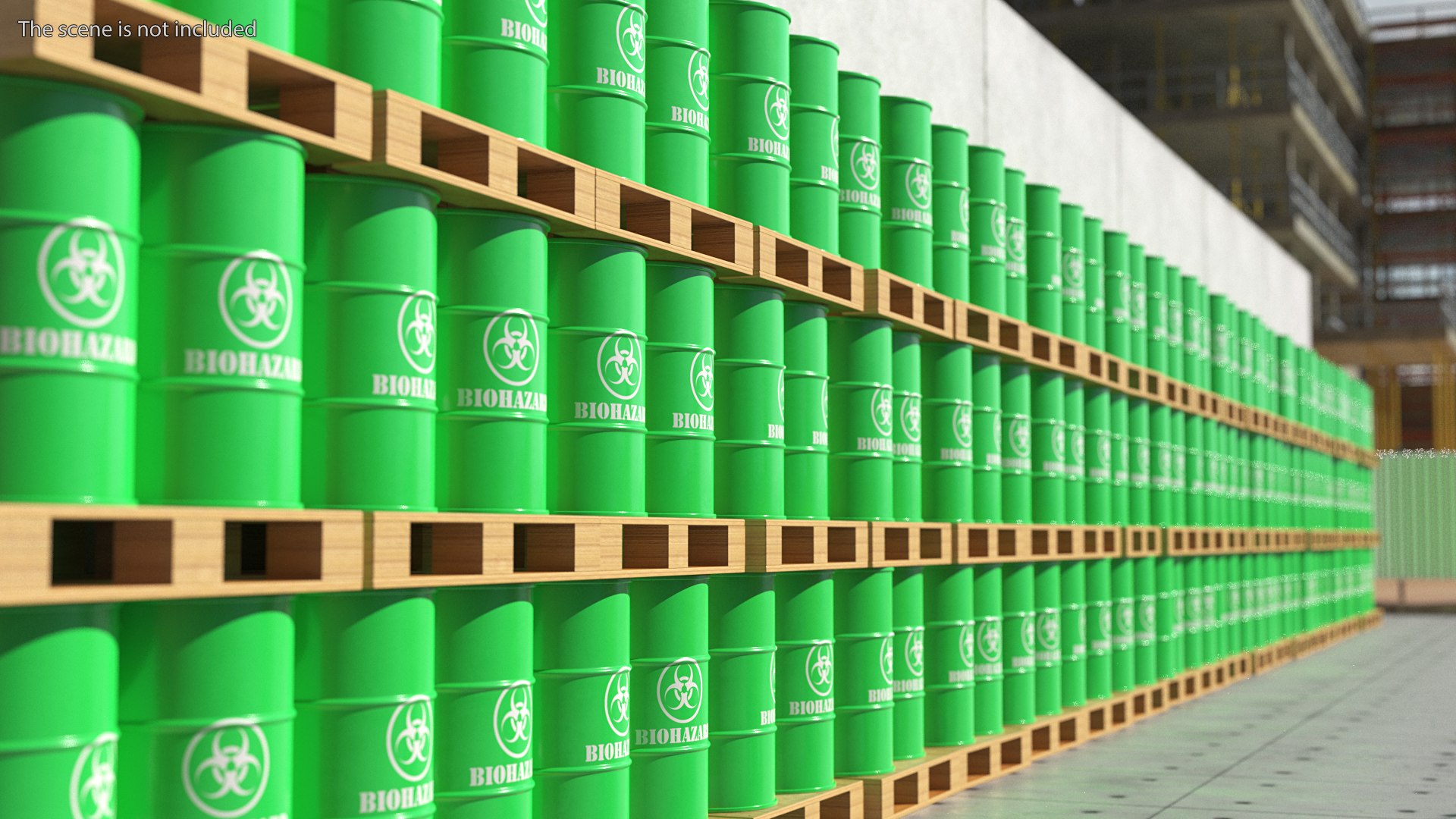 Biohazard Toxic Waste Barrel Model - TurboSquid 1699771