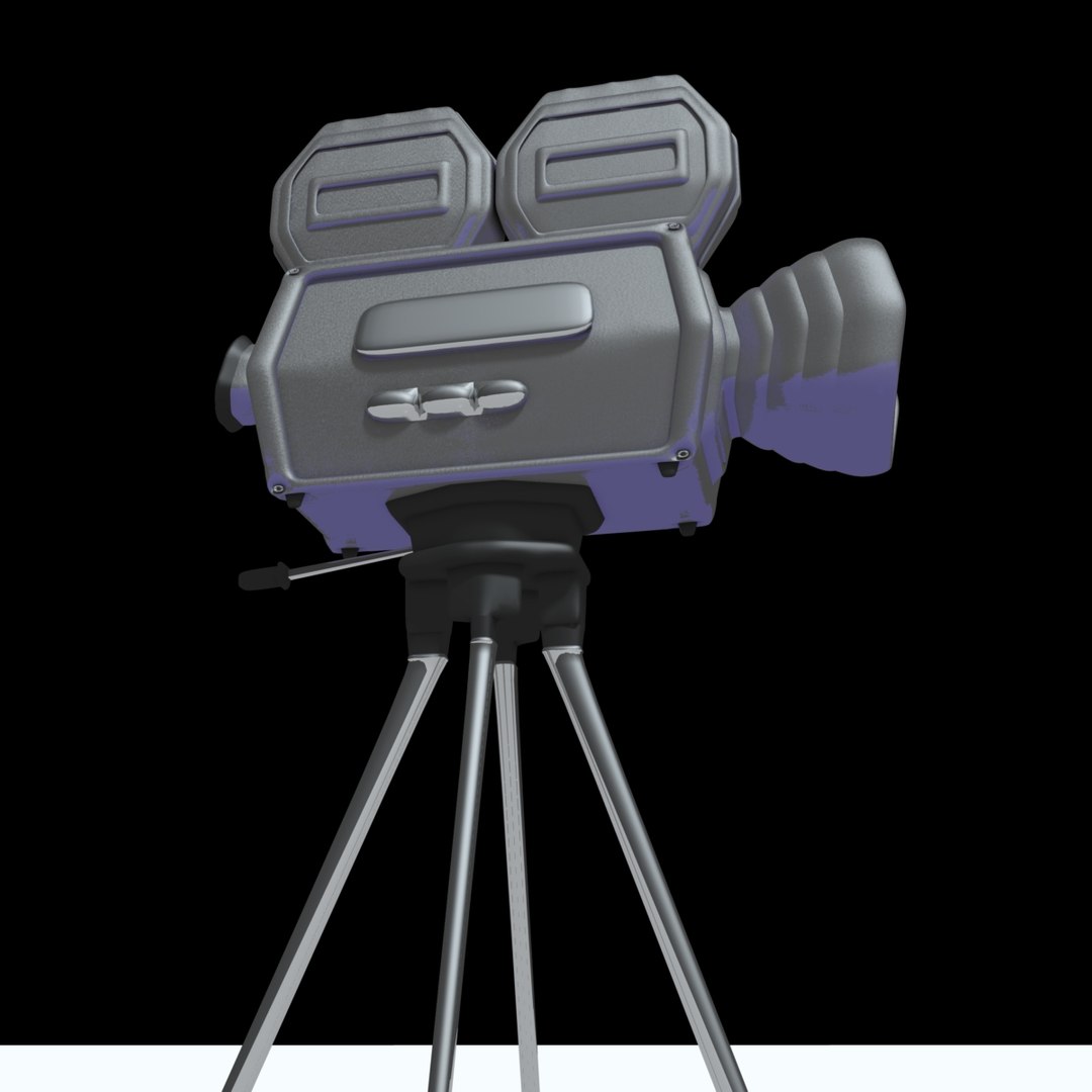 Hollywood Movie Camera 3d Model