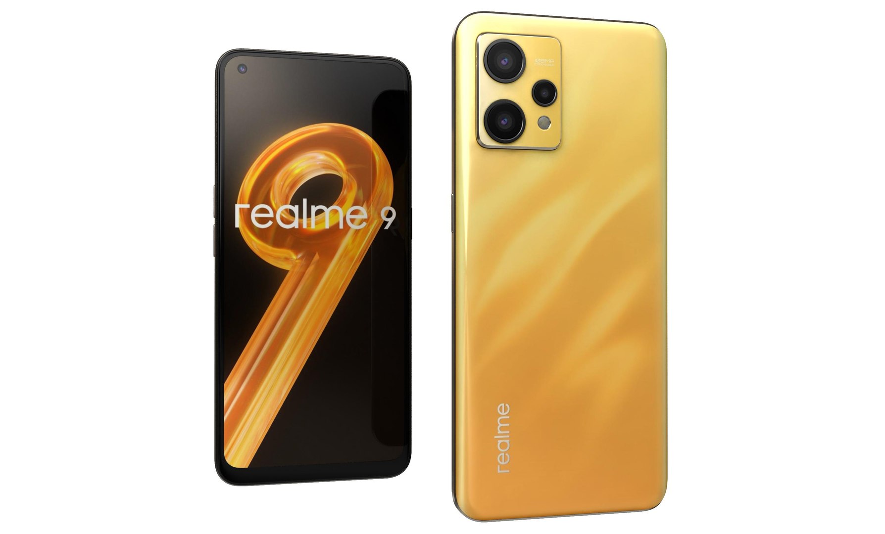 Realme 9 Sunburst Gold Model - TurboSquid 1931958