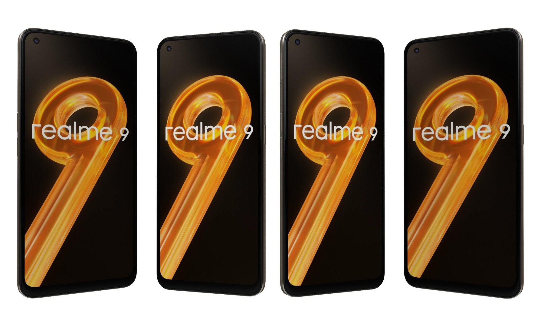 Realme 9 Sunburst Gold Model - TurboSquid 1931958