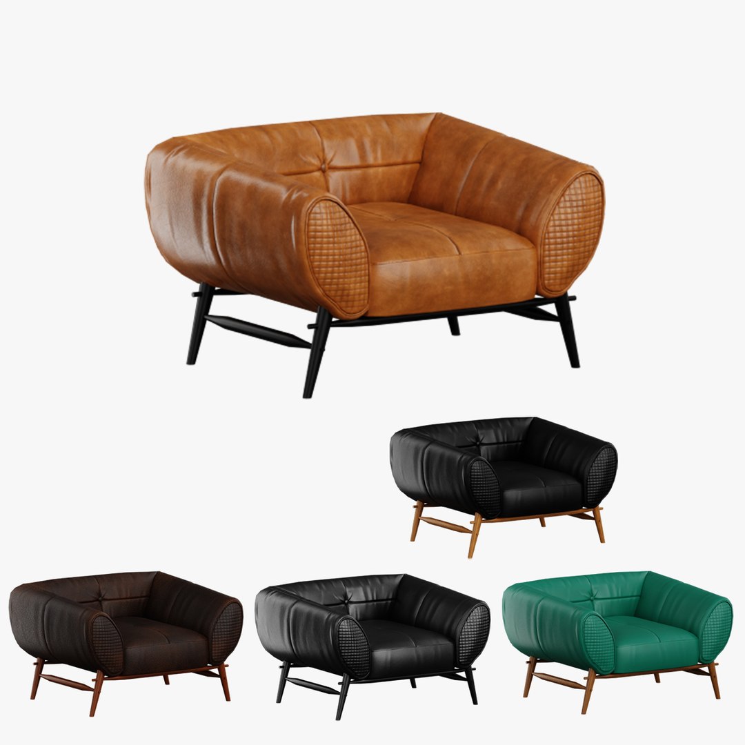 ArmChair Sela Model - TurboSquid 2318633